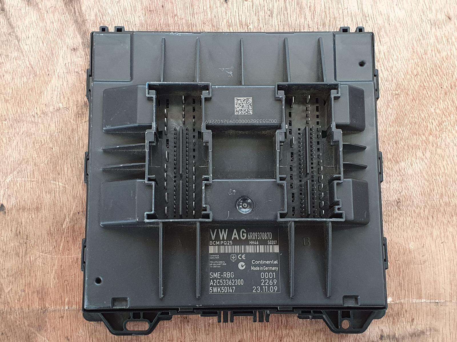 VOLKSWAGEN POLO BODY CONTROL MODULE 6R, 05/10-09/17 6R0937087D ...